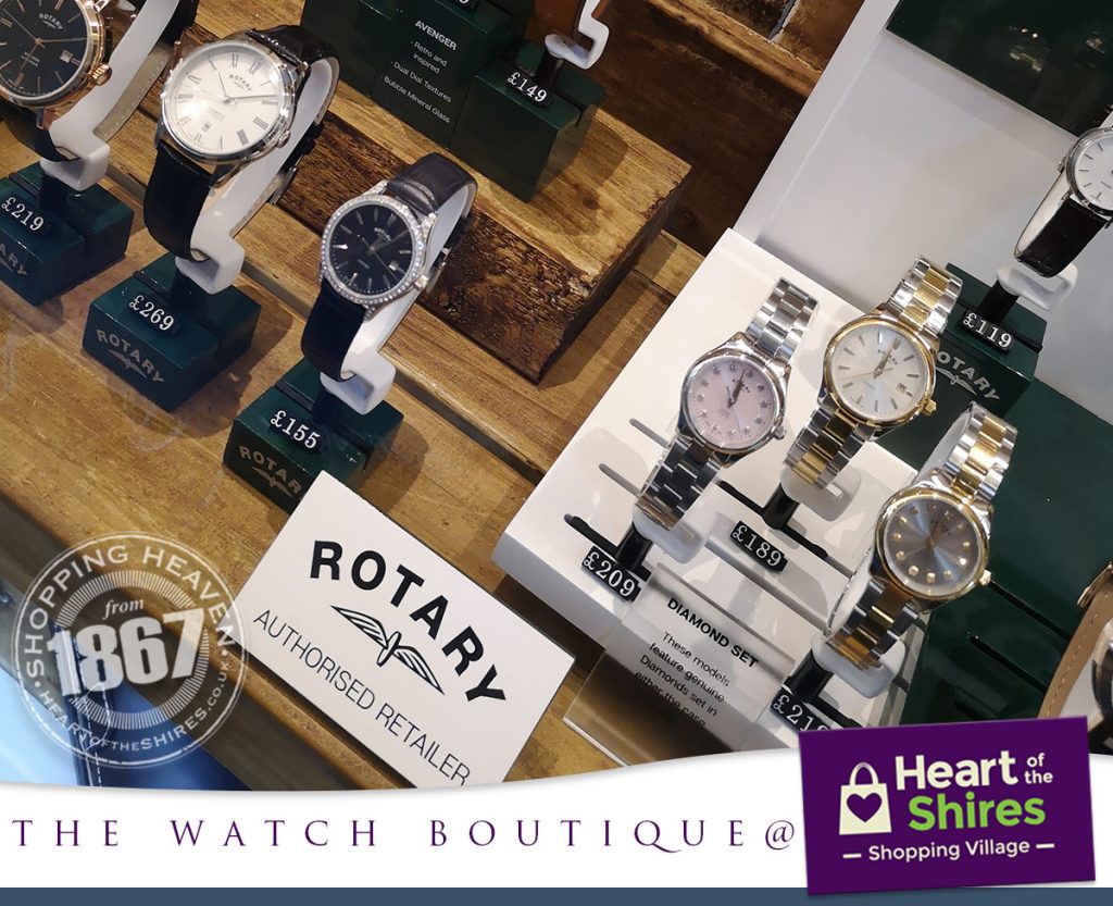 Rotary at the Watch Boutique - The Heart of the Shires shopping village